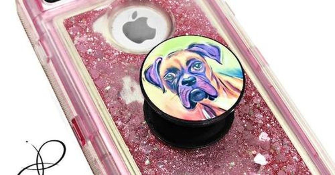 Boxer Dog, Boxer Phone Grip, Cell Phone Holder, Boxer Pop, Phone Stand ...