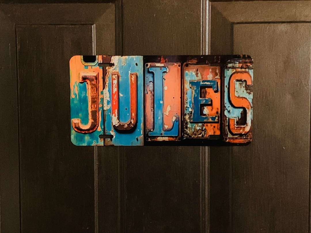 Personalized Plate, License Plate, Vanity Plate, Name Plate, Vintage ...