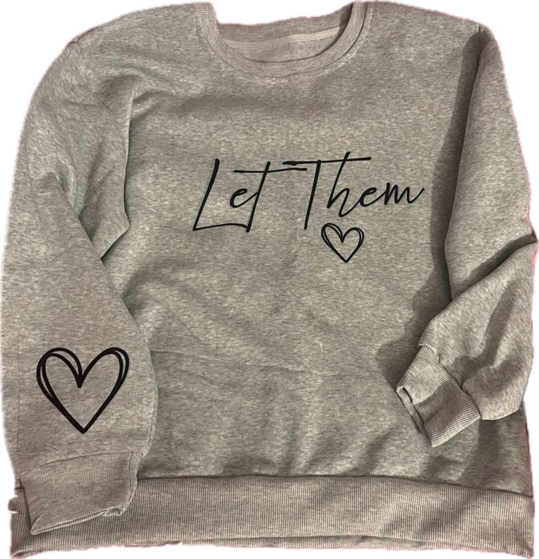 Let Them, Let Them Sweatshirt, LET THEM Crew, Let Them Theory - Etsy