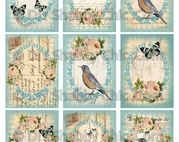 Waterslide Decals Shabby Chic Furniture Image Transfer Vintage - Etsy