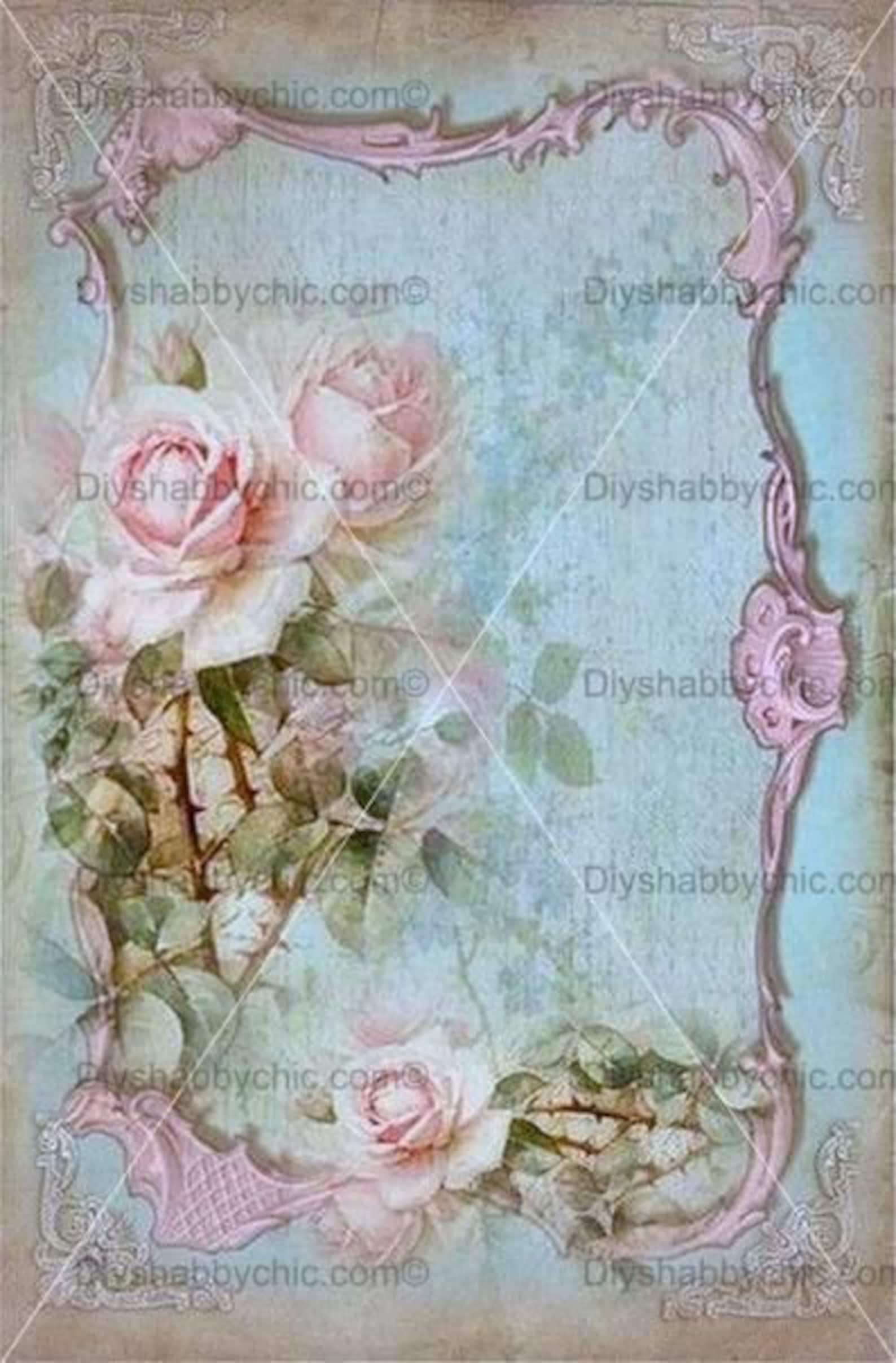 Waterslide Decals Shabby Chic Furniture Image Transfer Vintage - Etsy
