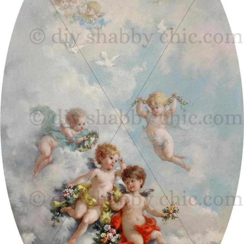 Vintage Angel Decals - Etsy