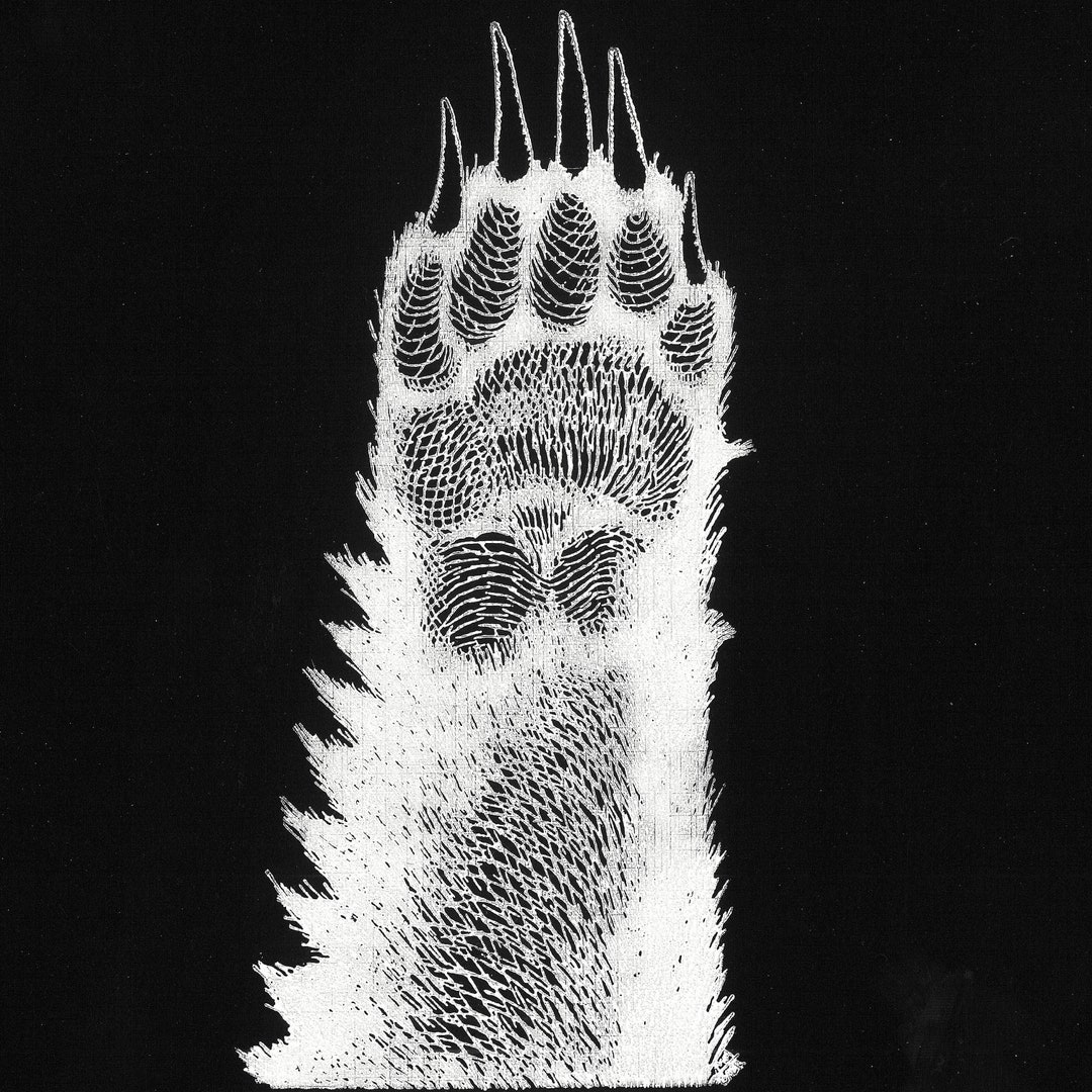 Hand-drawn Badger Paw Drawing Print by Mia Baer - Etsy UK