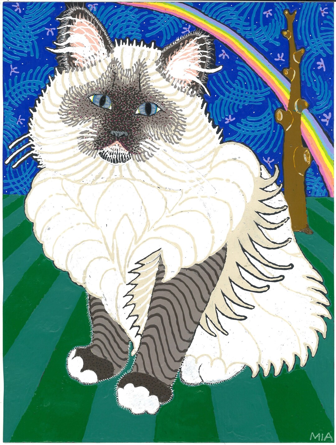 Pet Portrait Custom Made by Mia Baer - Etsy