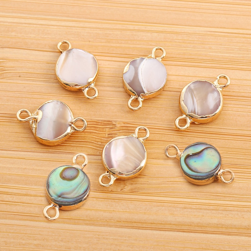 Pearl Shell Charm - Etsy