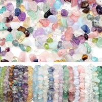 Natural Gemstone Chip Beads Multi Color Assorted 15" 32" Strand Crystal ...