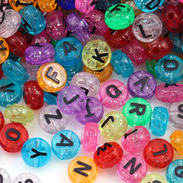 10 Mm Alphabet Beads - Etsy