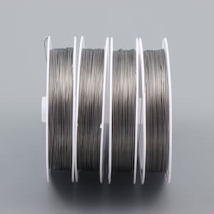 25m Soft Stainless Steel Wire 0.3mm/0.38mm/0.45mm Solid Bare Gauge ...