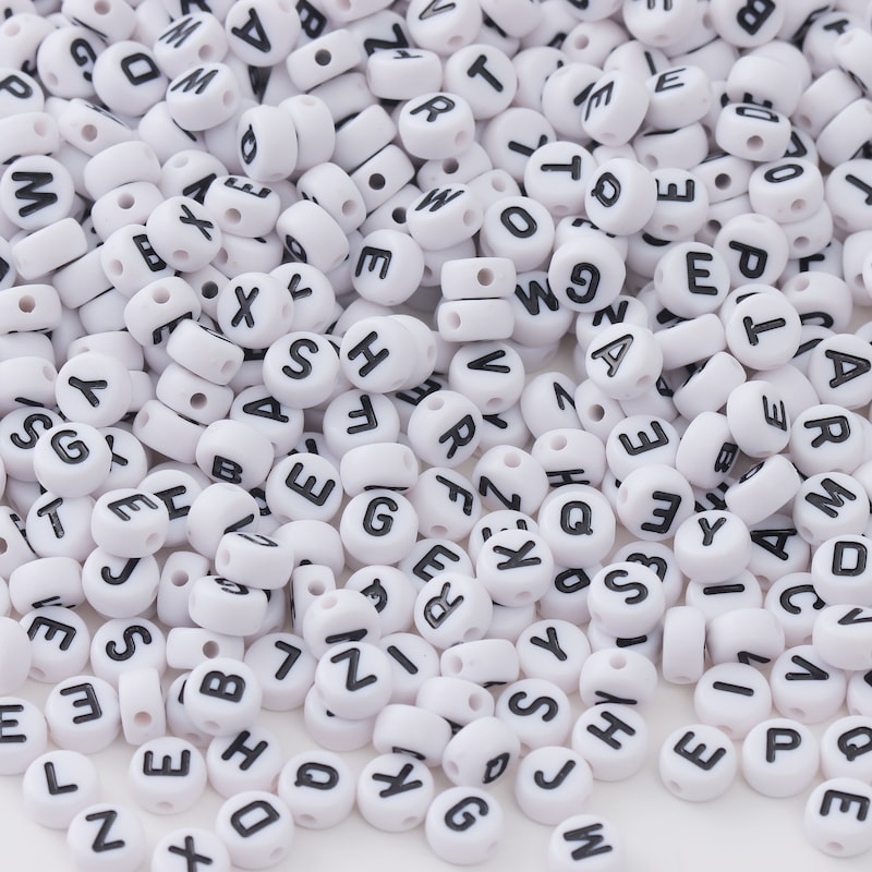 Letter Beads - Etsy