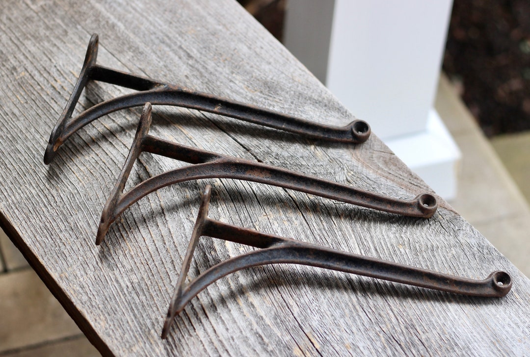 Set of 3 Antique Harness Hook Tack Room Hooks Cast Iron 9 Inch - Etsy