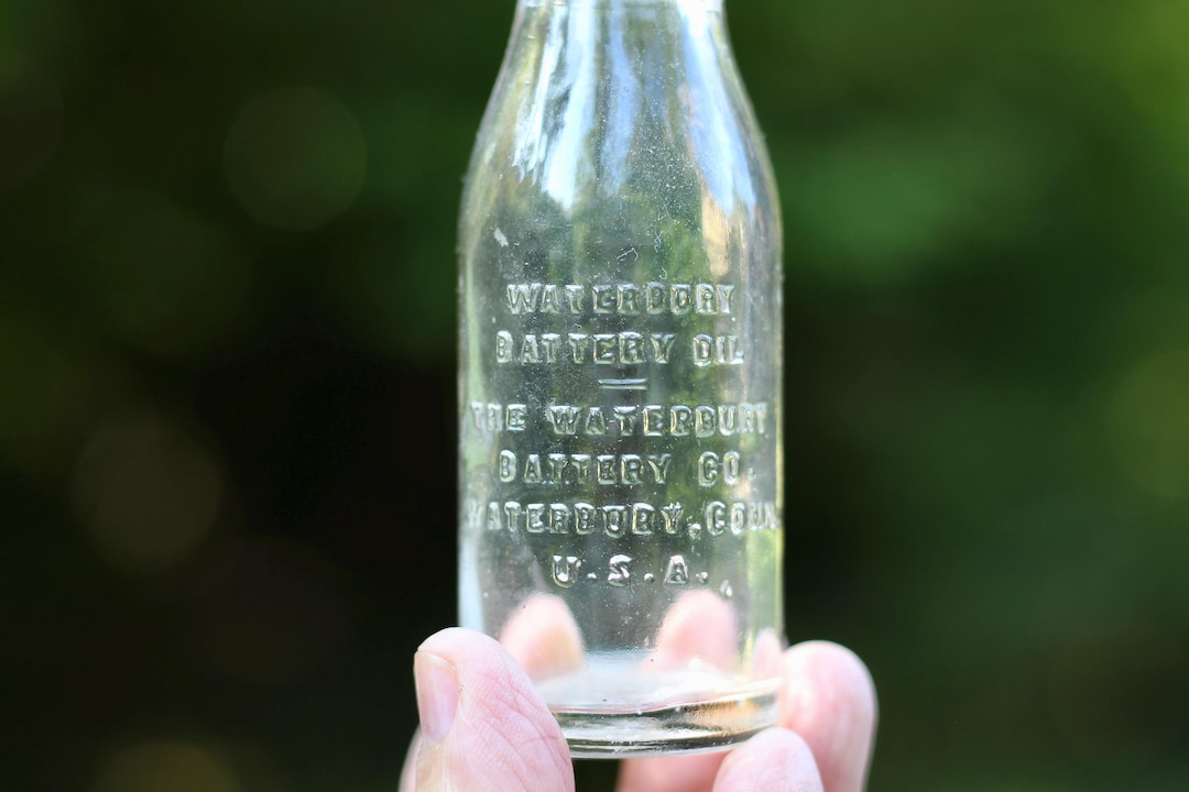 Antique Bottle Battery Oil for Edison Nickel Iron Batteries 1920s - Etsy