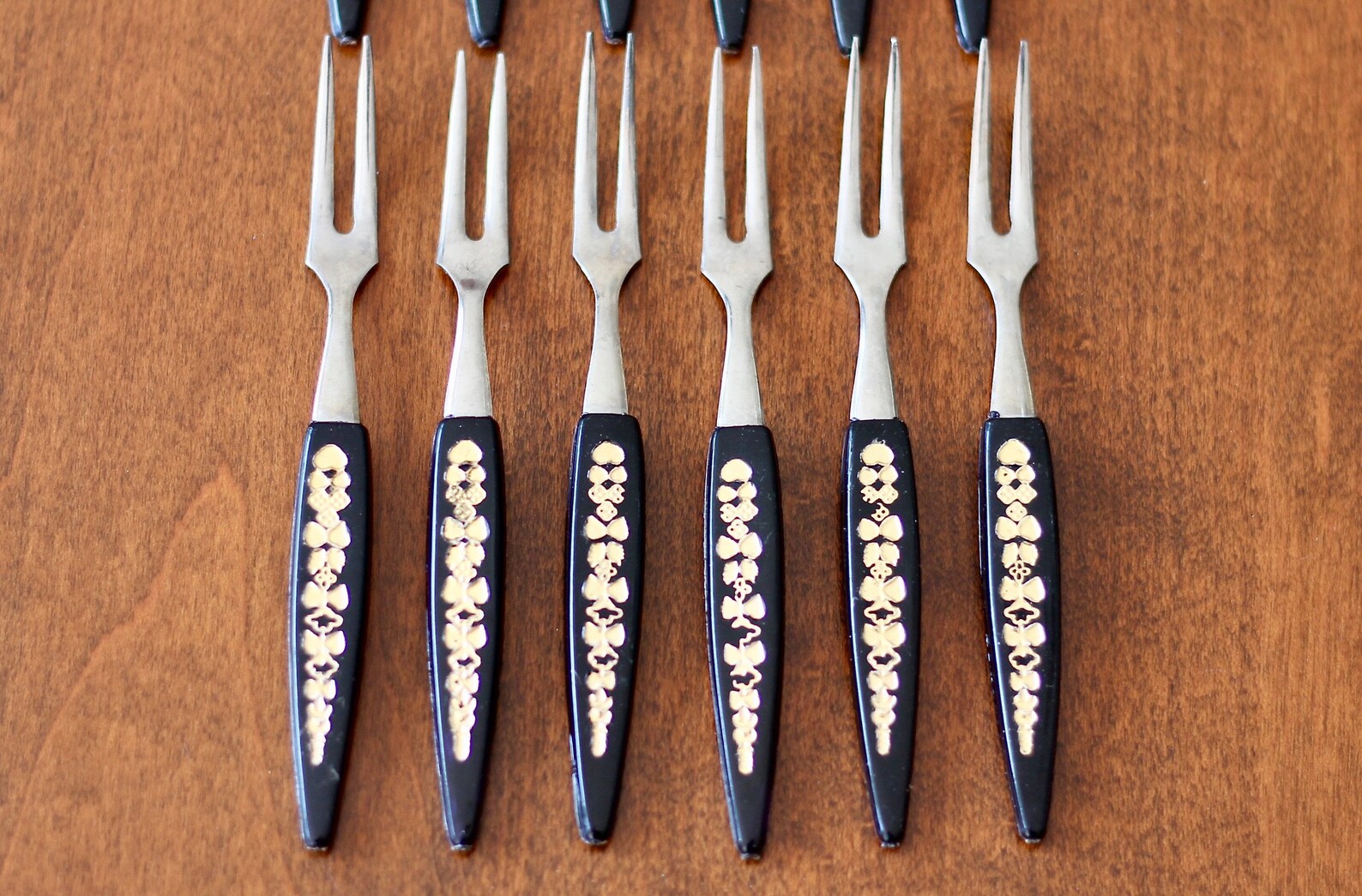 Vintage Small Forks Hors D'ouervre Appetizer Bakelite Knives Mid ...