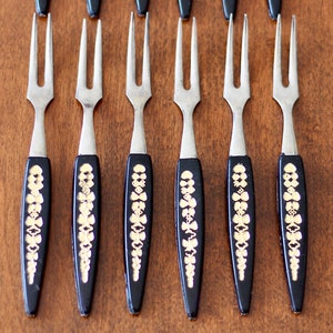 Vintage Small Forks Hors D'ouervre Appetizer Bakelite Knives Mid ...
