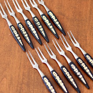 Vintage Small Forks Hors D'ouervre Appetizer Bakelite Knives Mid ...