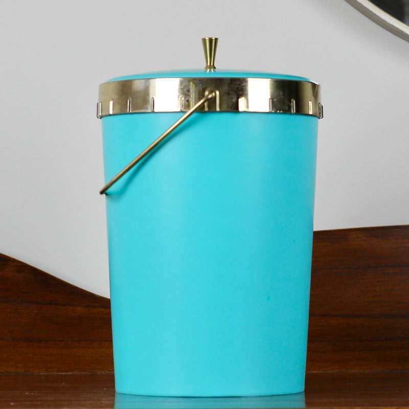 Turquoise Ice Bucket - Etsy