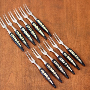 Vintage Small Forks Hors D'ouervre Appetizer Bakelite Knives Mid ...