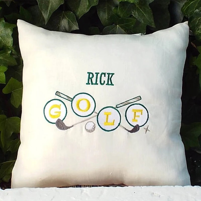 Golf Pillow - Etsy