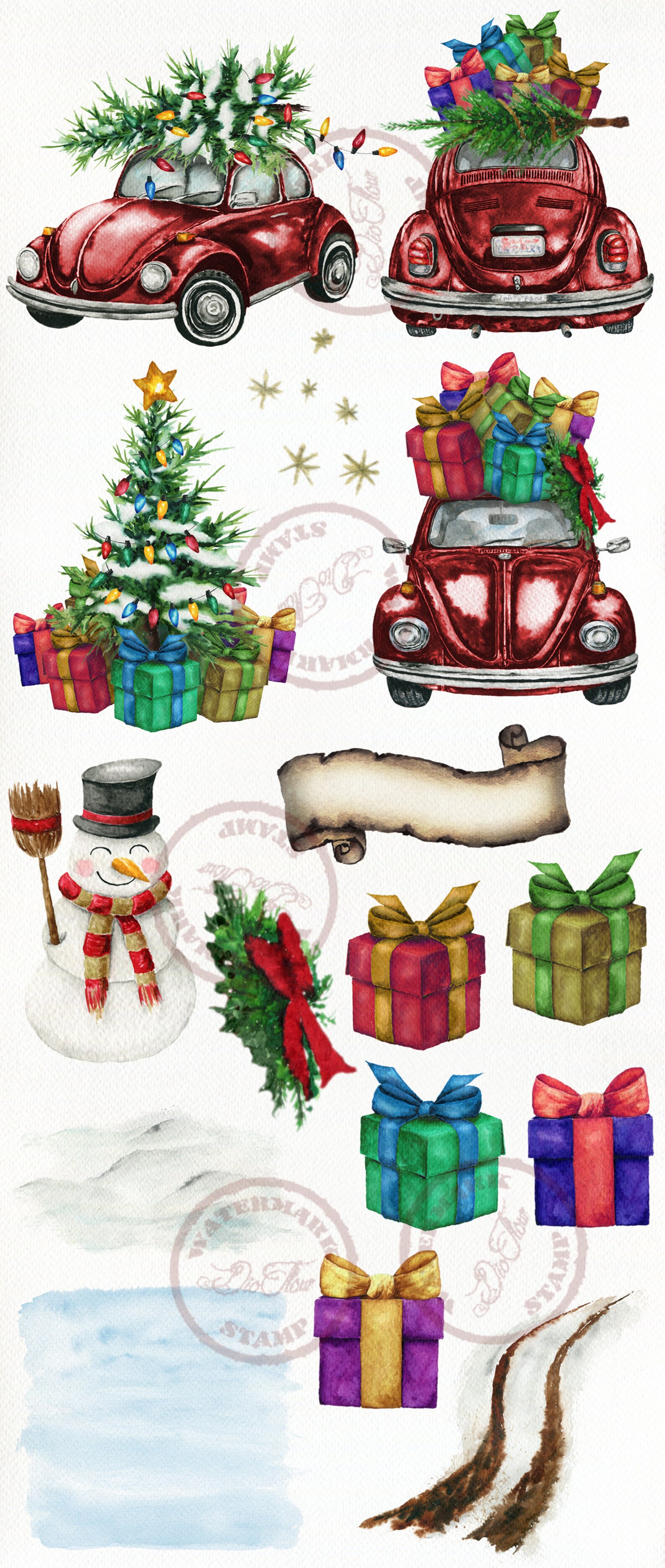 Watercolor Christmas Beetle Car Clipart Volkswagen Clip Art - Etsy Watercolor Christmas Beetle Car Clipart Volkswagen Clip Art - Etsy