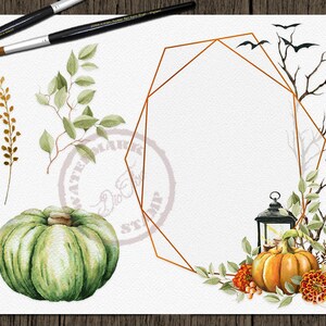 Watercolor Halloween Bat Fall Autumn Bats Pumpkin Clipart Halloween Bat ...