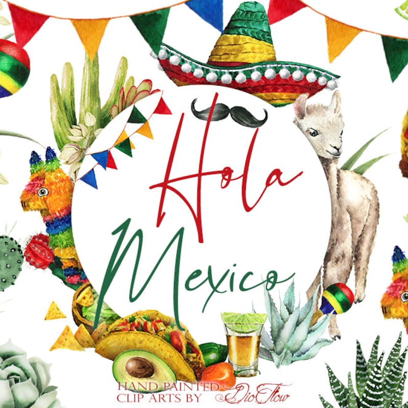 Fiesta Clip Art - Etsy