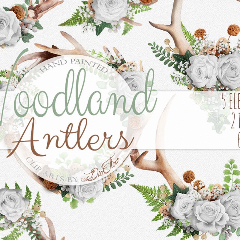 Antler Wreaths - Etsy