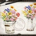 American Watercolor State Flowers Clipart United States America Clip ...