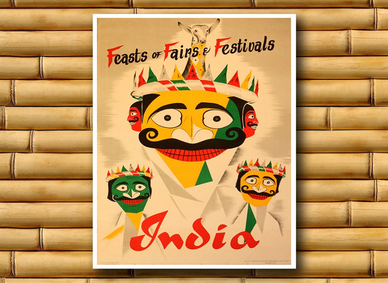 Art India Travel Poster Asian Wall Decor Print AJT56 - Etsy