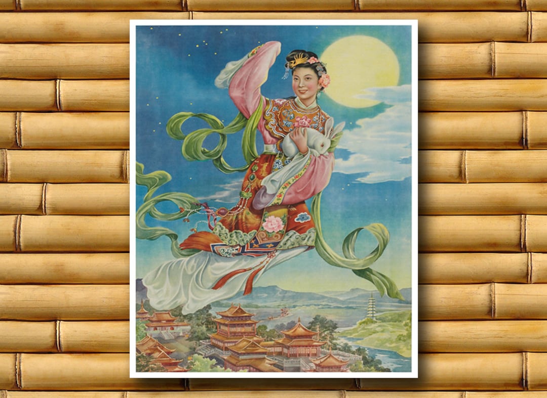 Vintage Chinese Art Wall Decor Vintage China Print Asian Poster AJT250 ...