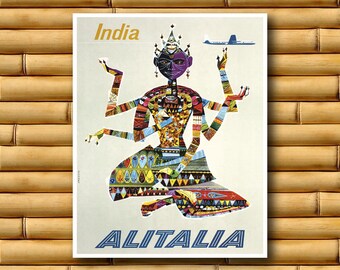 Art India Travel Poster Asian Wall Decor Print AJT264 - Etsy