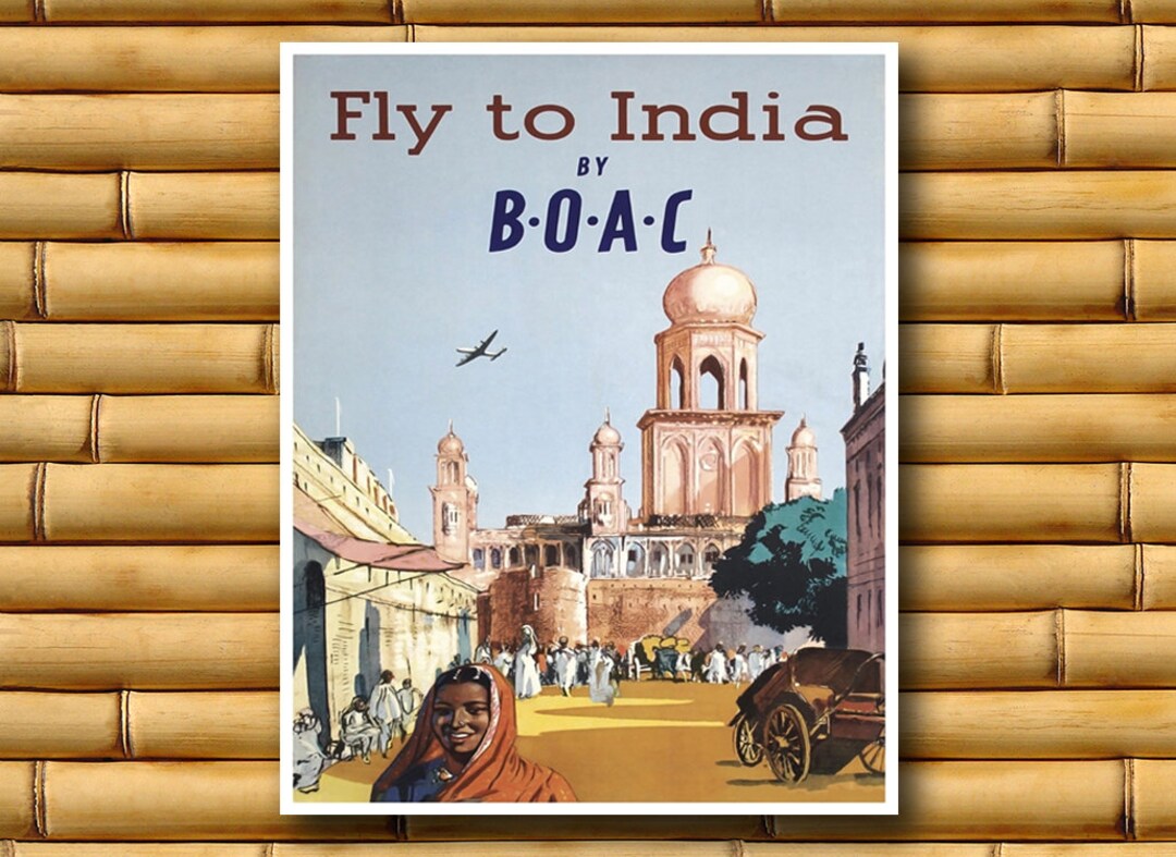 Art India Travel Poster Asian Wall Decor Print AJT264 - Etsy