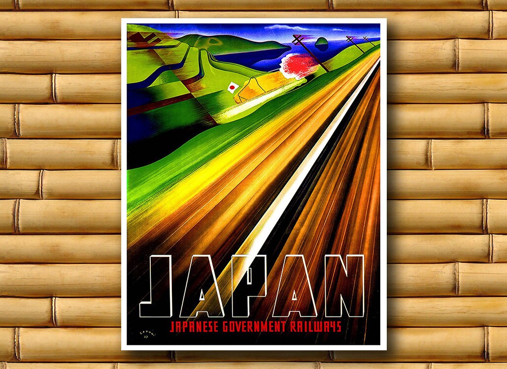 Japan Travel Poster Asian Art Japanese Wall Print Decor | Etsy