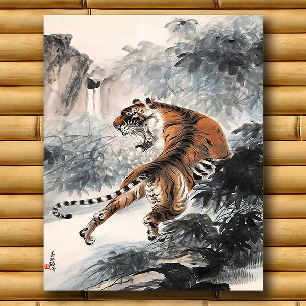 Asian Tiger - Etsy