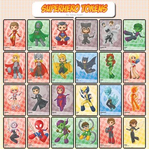 Superhero Magic: the Garthering Tokens - Etsy