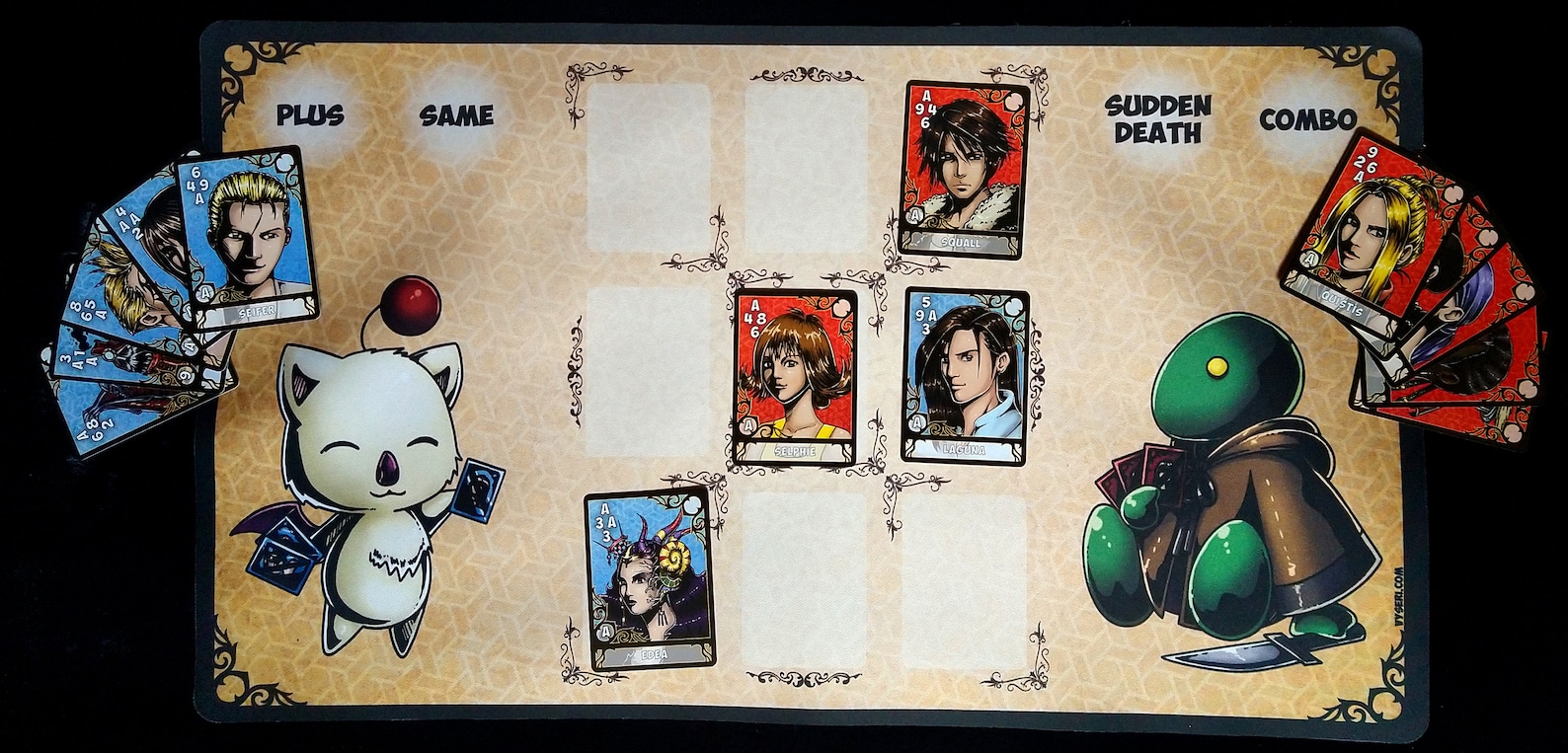 FFVIII Triple Triad Full Card Set - Etsy