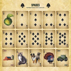 Farm Playing Cards - Etsy