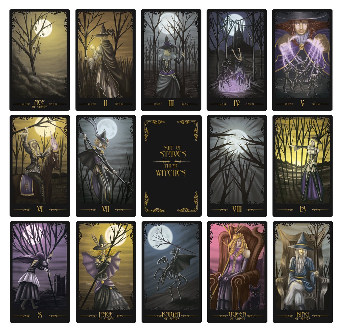 Gothic Horror Tarot Deck | Etsy Australia