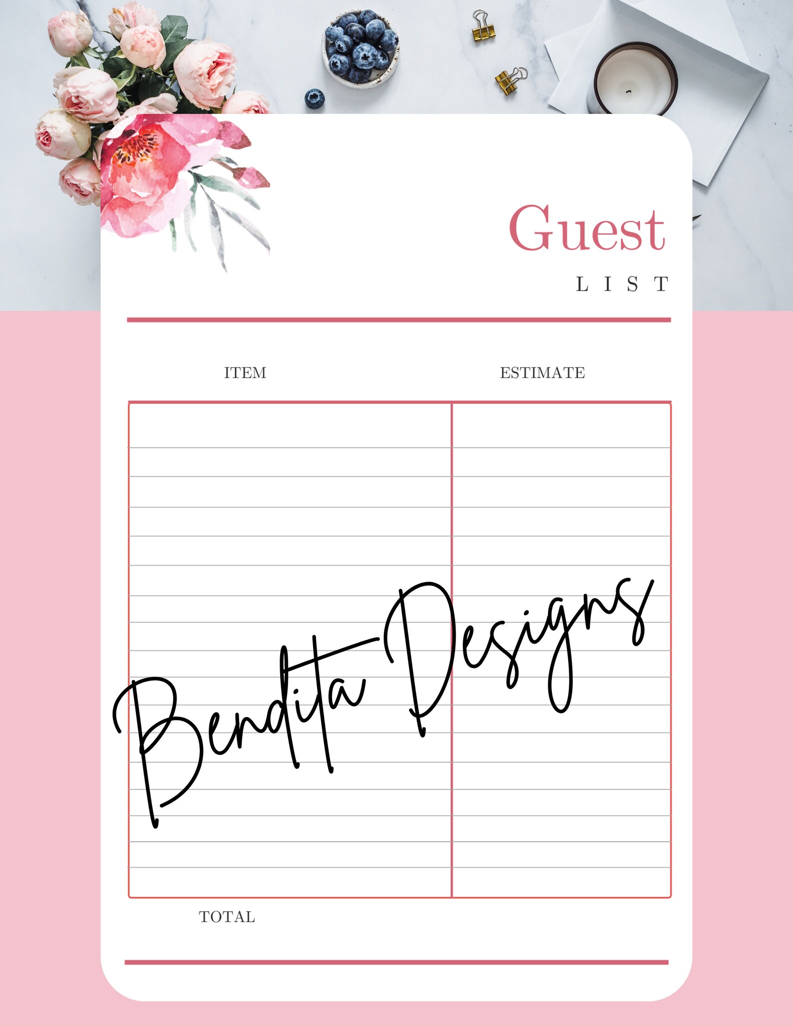 Wedding Planner Printable Printable Wedding Planner Kit | Etsy