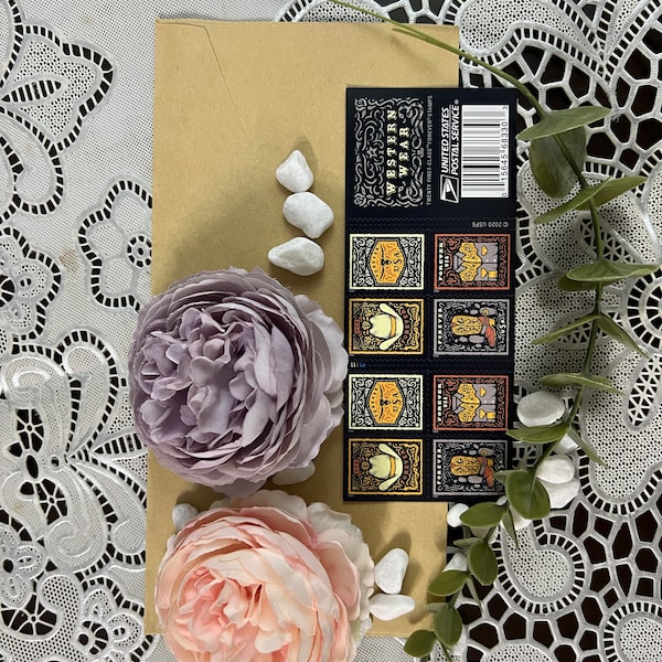 Western Letter Stamps - Etsy