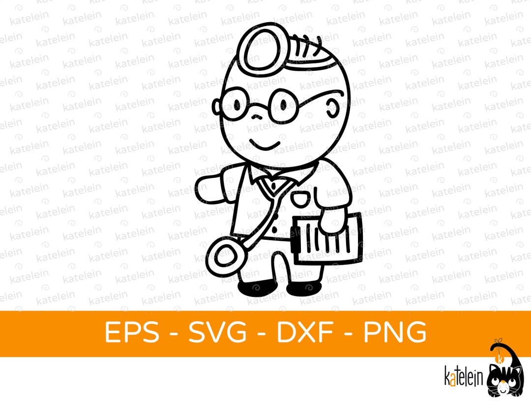 Doctor Doctor Plotter File SVG Dxf Png Eps Download Iron-on Plot Gift Surgeon Hospital Doctor ...