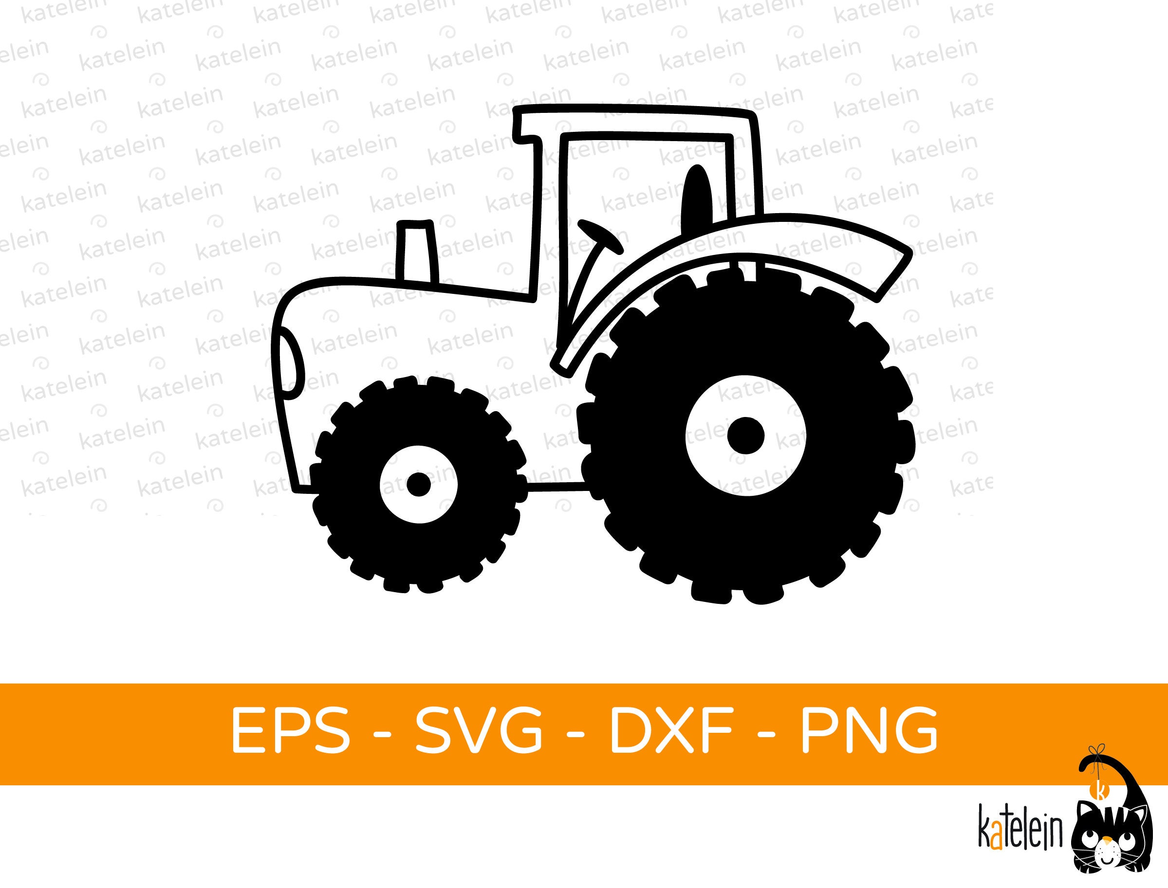 Tractor Plotter File SVG Dxf Png Eps Download Iron-on Plot Gift Trekker ...