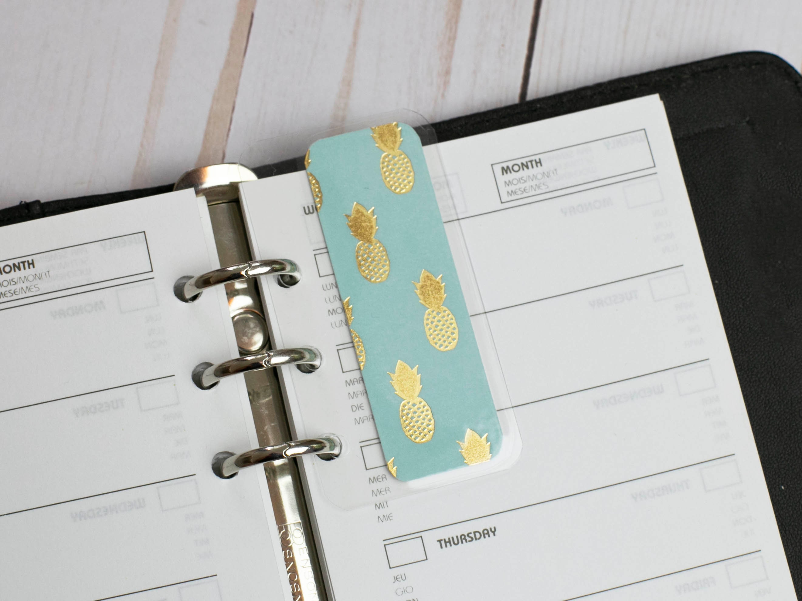 Planner Bookmark Ring Bound Filofax Personal A5 Mini Tab | Etsy