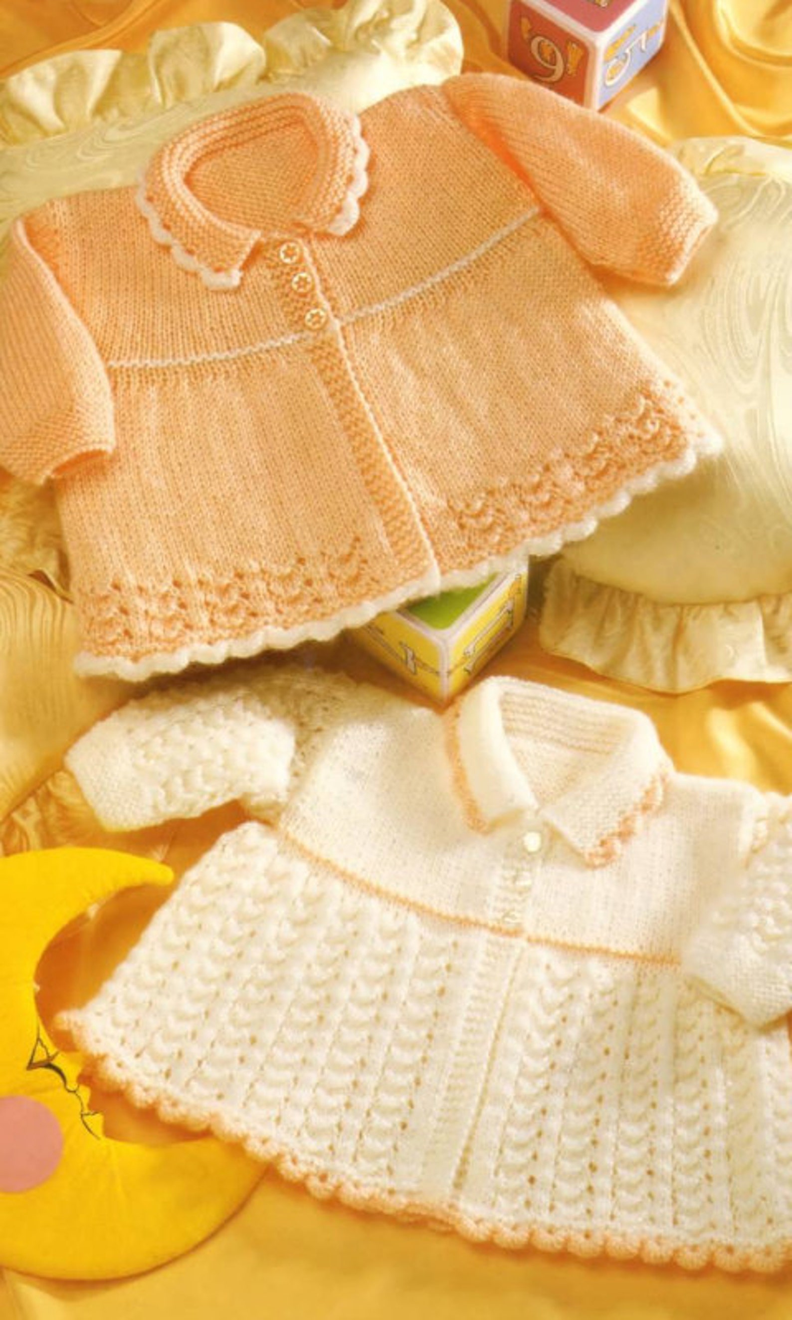 Matinee Coats Knitting Pattern PDF Instant Download. 12 20 Inch. Baby ...