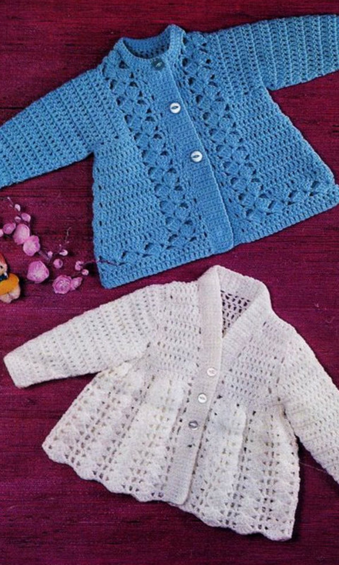 Crochet Matinee Coat Pattern PDF Instant Download. Crochet Matinee ...