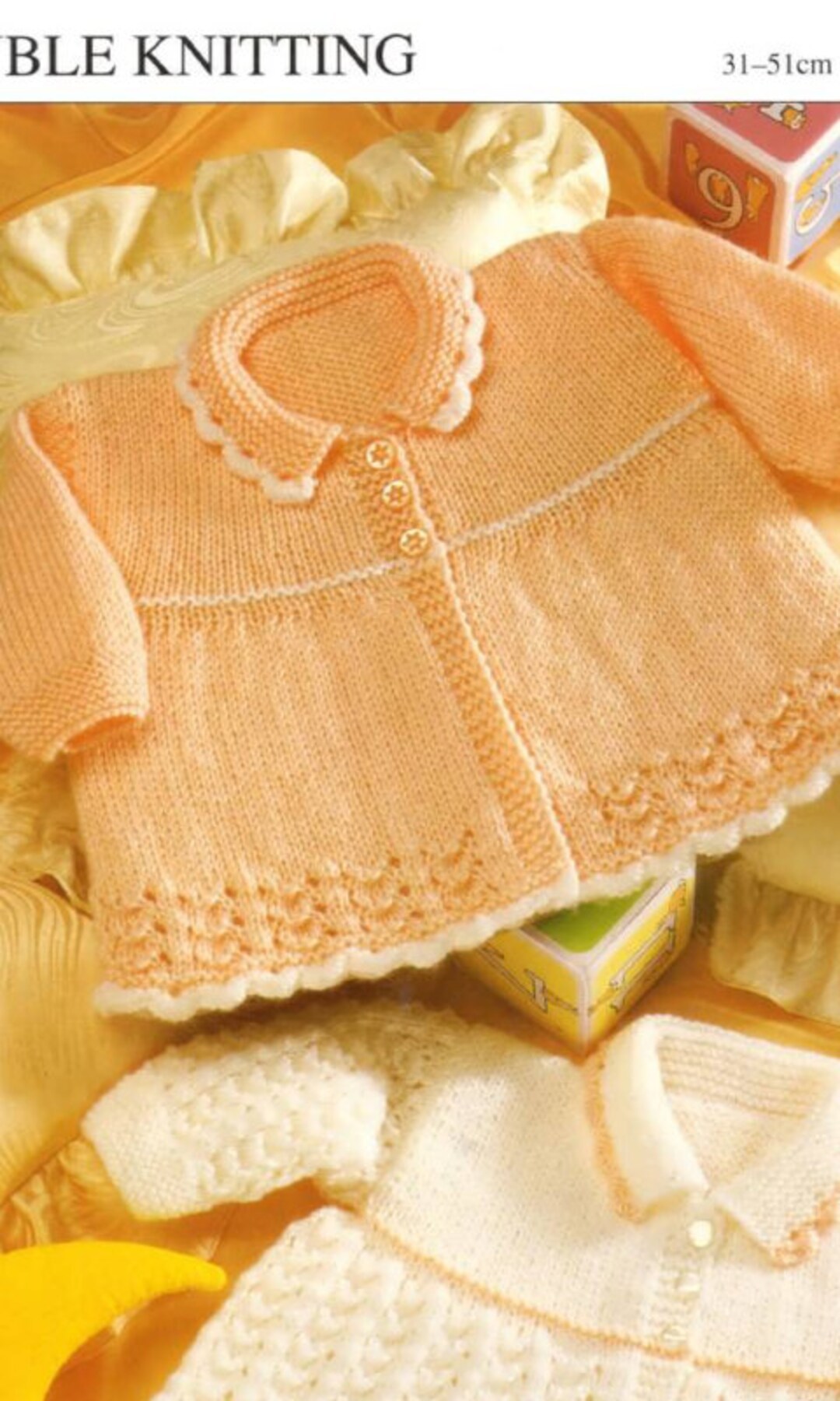 Matinee Coats Knitting Pattern PDF Instant Download. 12 20 Inch. Baby ...