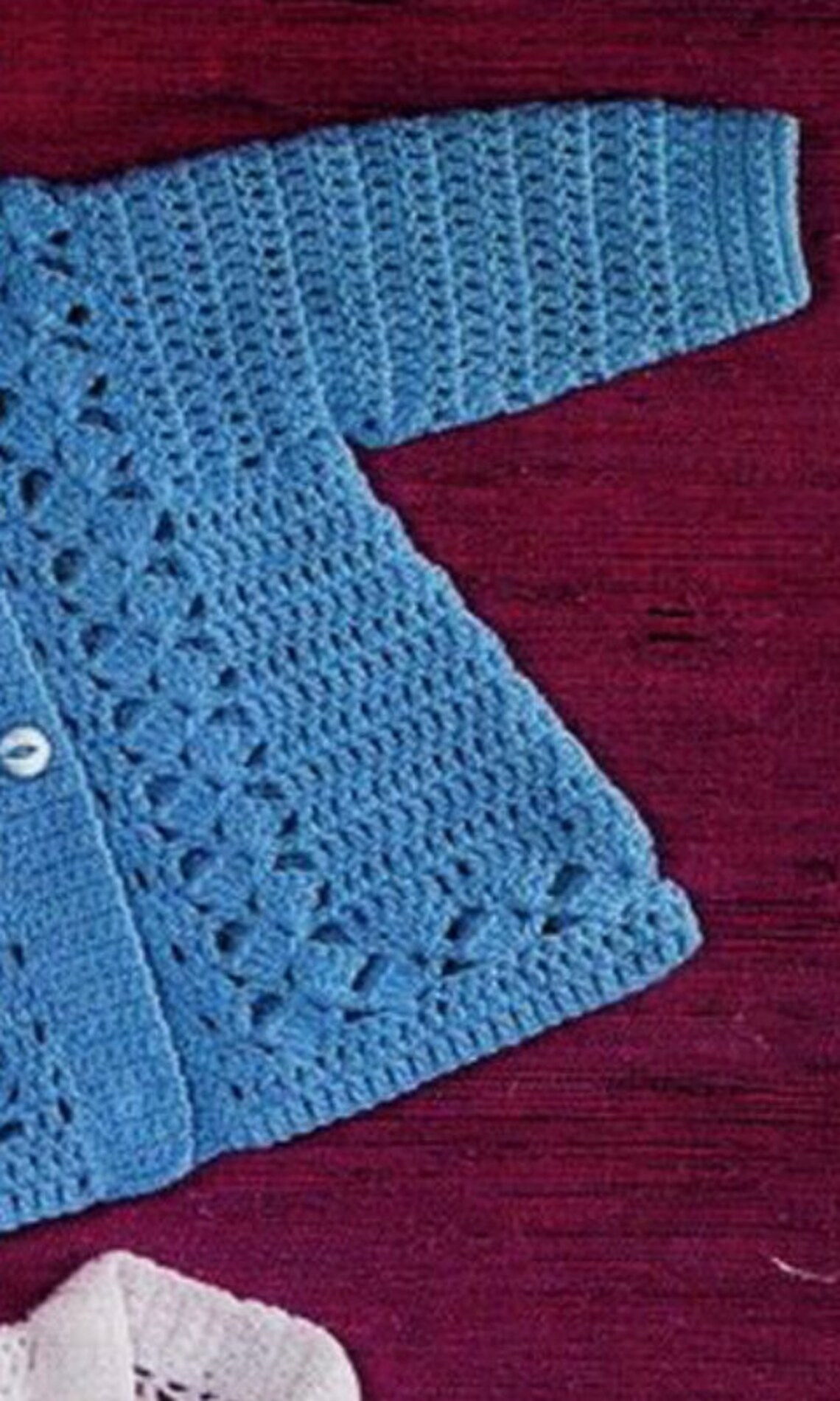 Crochet Matinee Coat Pattern PDF Instant Download. Crochet Matinee ...