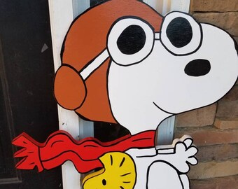 Flying Ace Snoopy Decal - Etsy