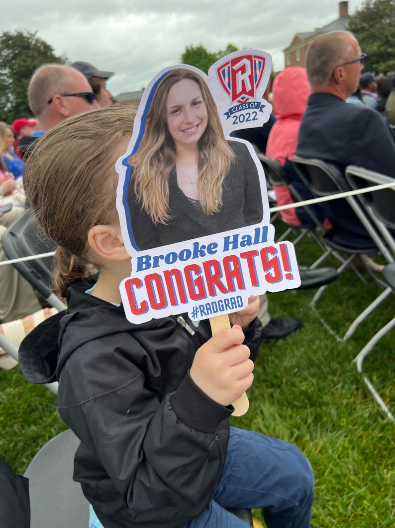 Custom College High School Graduation Signs, Face Signs, College ...