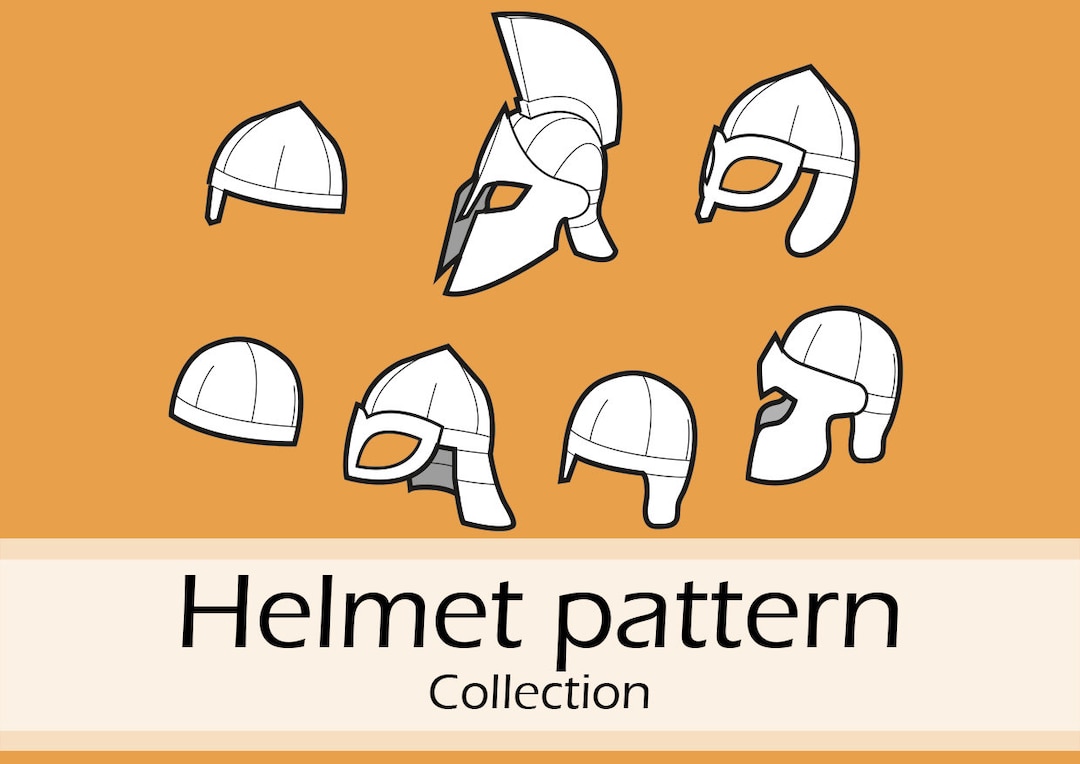 Helmet Pattern Collection by Pretzl Cosplay - PDF - Etsy