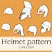 Helmet Pattern Collection by Pretzl Cosplay PDF | Etsy