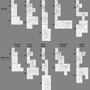Epic Feathered Fantasy Style Wings Templates Collection by Pretzl ...
